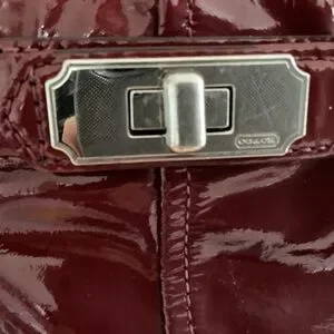 Coach | Bags | Coach Chelsea Ashlyn F7861 Hobo Burgundy Patent Shoulder ...